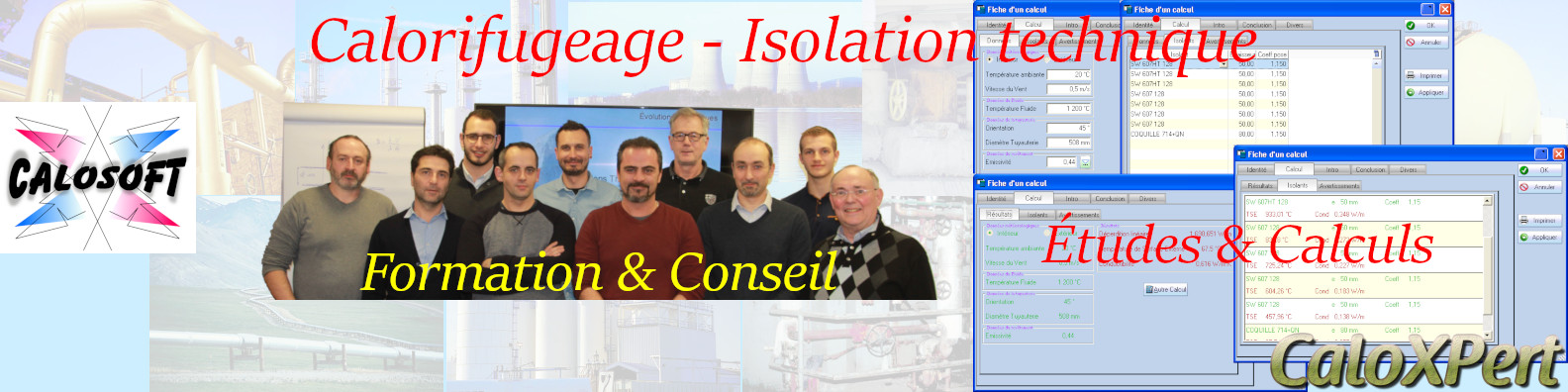 CALOSOFT au service du calorifugeage - CaloSoft